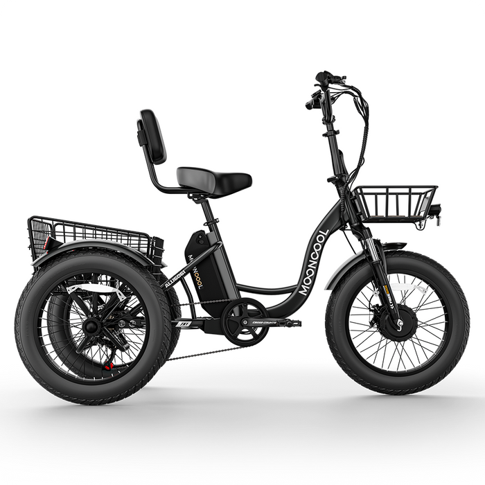 Sturdy & Stable TK1 FAT20 Fat Tire Electric Trike | All-Terrain ...