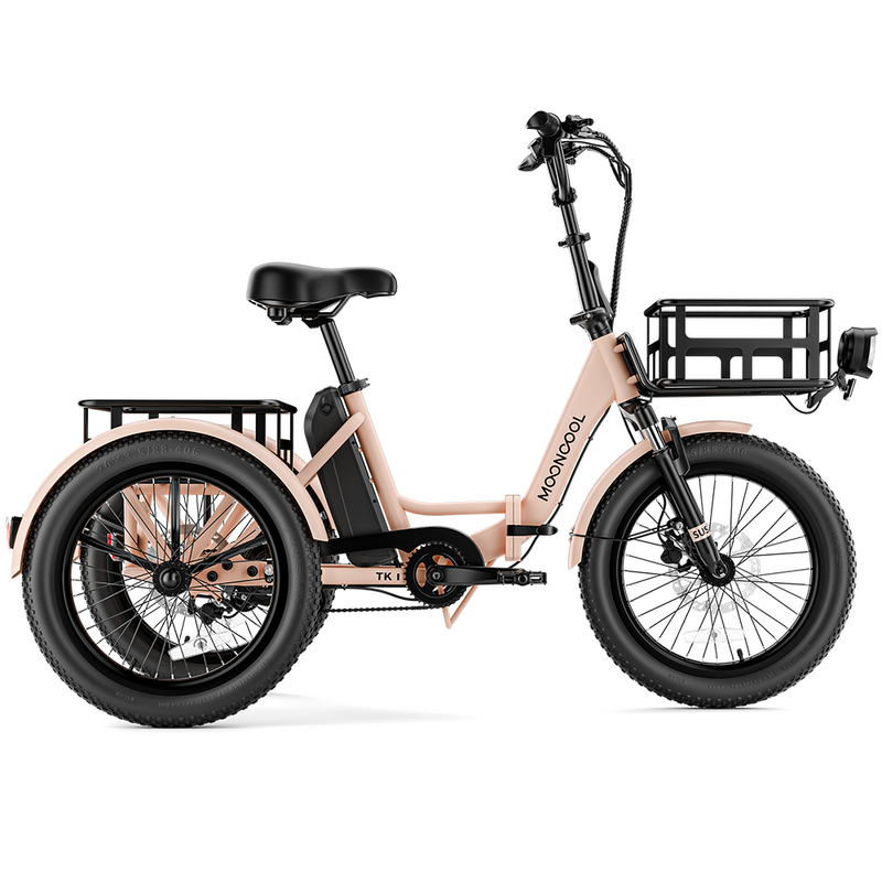 Safe & Sustainable TK1 Folding Electric Trike | Comfortable, Stable ...