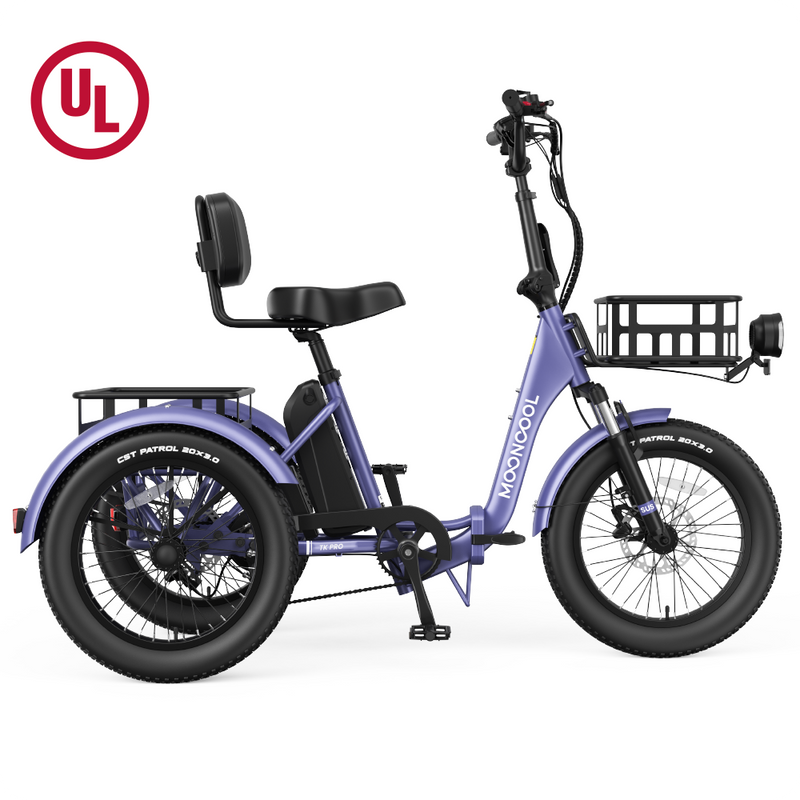 TK Pro Electric Tricycle | Safer, Powerful, Foldable Electric Trike - Mooncool
